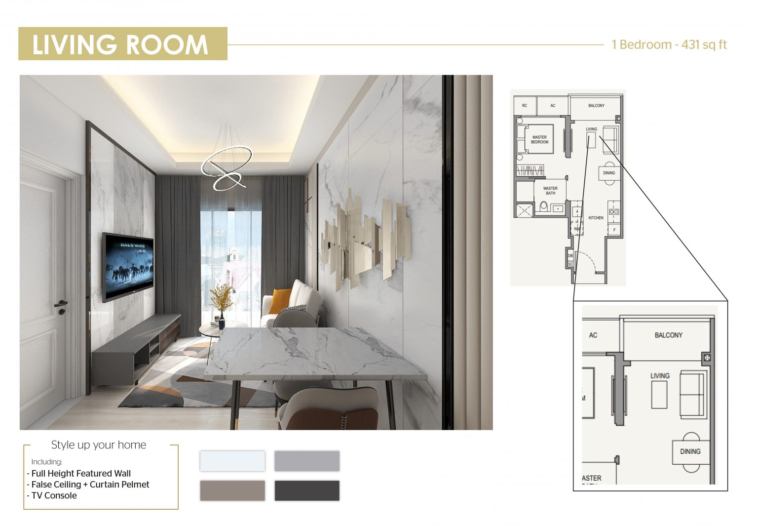 Parc Botannia Condominium Interior Design in Singapore • Rezt n Relax